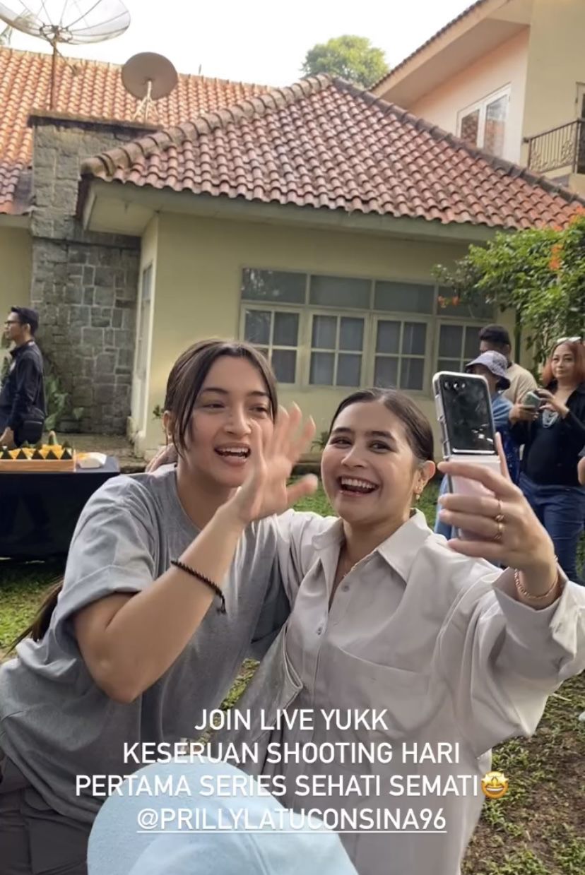 Prilly Latuconsina Pantau Syuting Perdana Sehati Semati