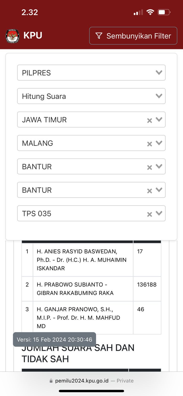 KPU Bantah Server Sirekap Ada di Luar Negeri KPU Bantah Server Sirekap Ada di Luar Negeri