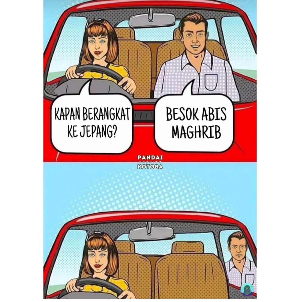 7 Meme Pasangan Diturunin dari Mobil karena Gak Sepaham