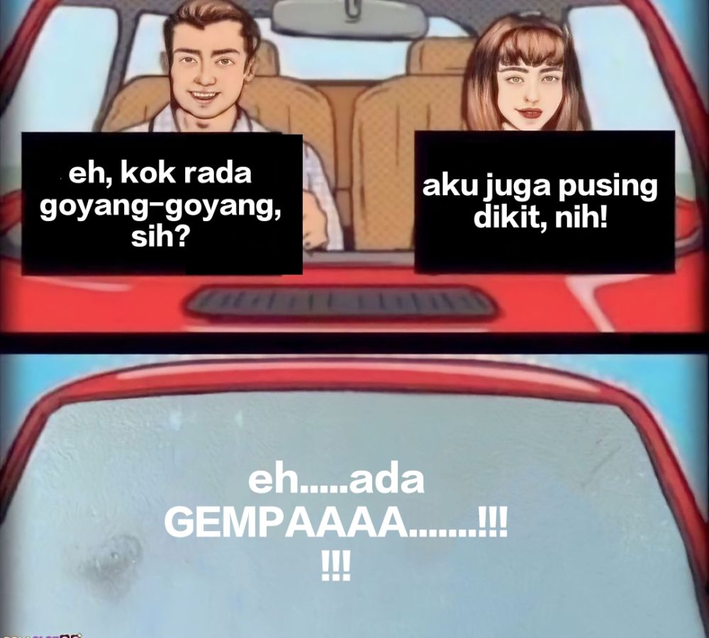 7 Meme Pasangan Diturunin dari Mobil karena Gak Sepaham