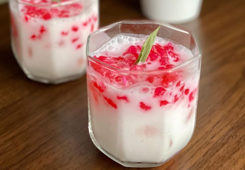 Resep Es Merah Delima