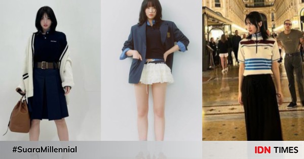 8 Inspirasi Style OOTD Skirt ala Momo TWICE
