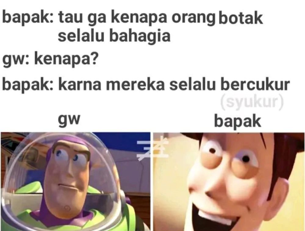 7 Meme Woody Ngelawak Garing, Udah kayak Bapak-Bapak!