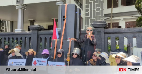 Mahasiswa dan Emak-emak Bersatu, Demo Harga Sembako Mahasiswa dan Emak-emak Bersatu, Demo Harga Sembako