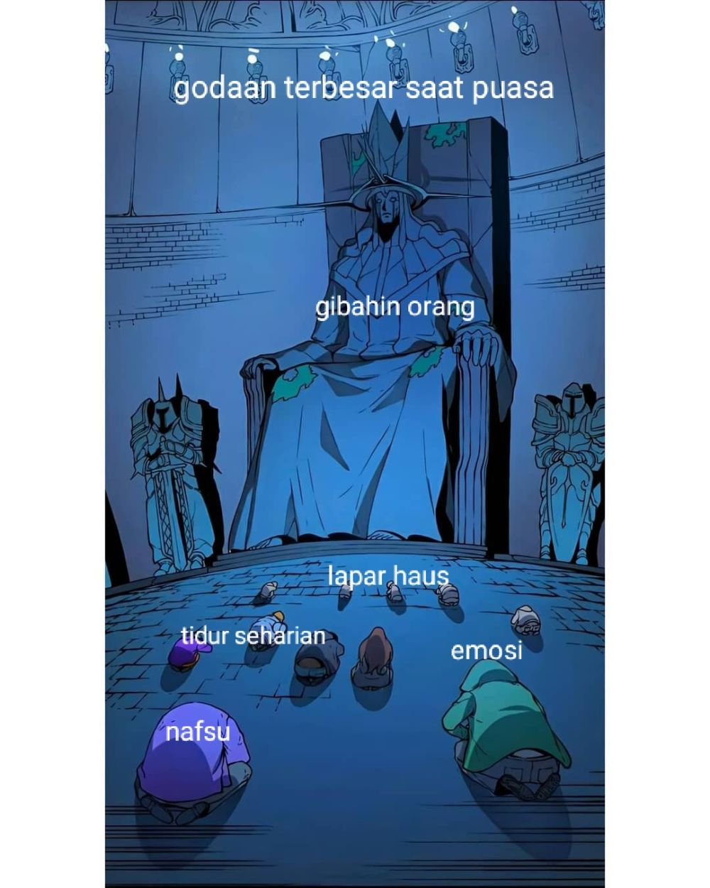 Meme Kasta Tertinggi di Bulan Puasa