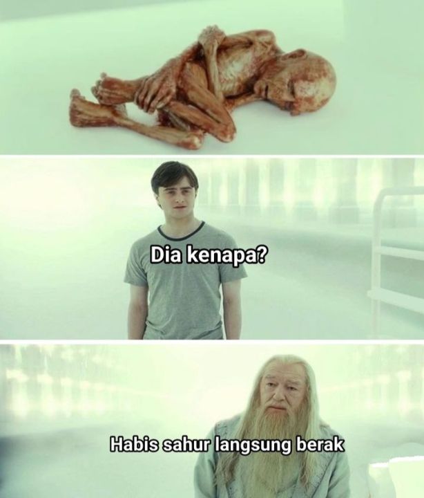 7 Meme BAB setelah Sahur, Langsung Lemas Kehilangan Tenaga