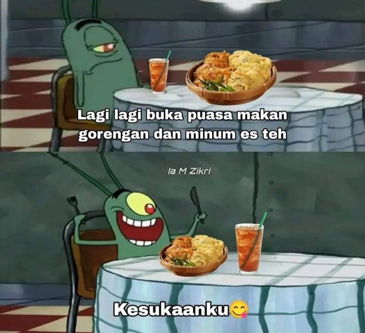 Bukan yang Manis Dulu, 7 Meme Buka Puasa Pakai Gorengan