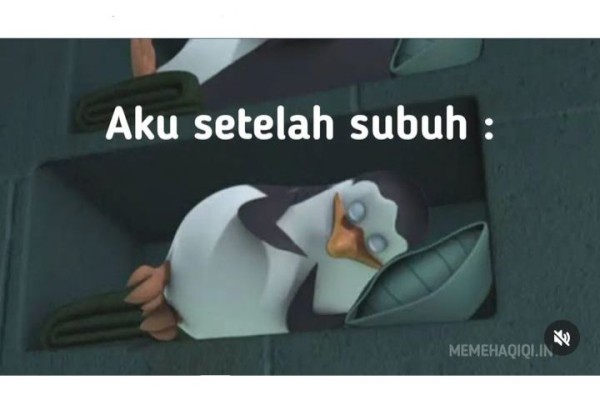 7 Meme Tidur setelah Sahur dan Salat Subuh