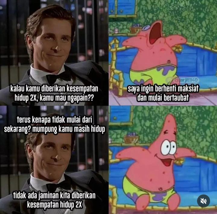 7 Meme Mendadak Tobat saat Ramadan, Saatnya Berbuat Baik