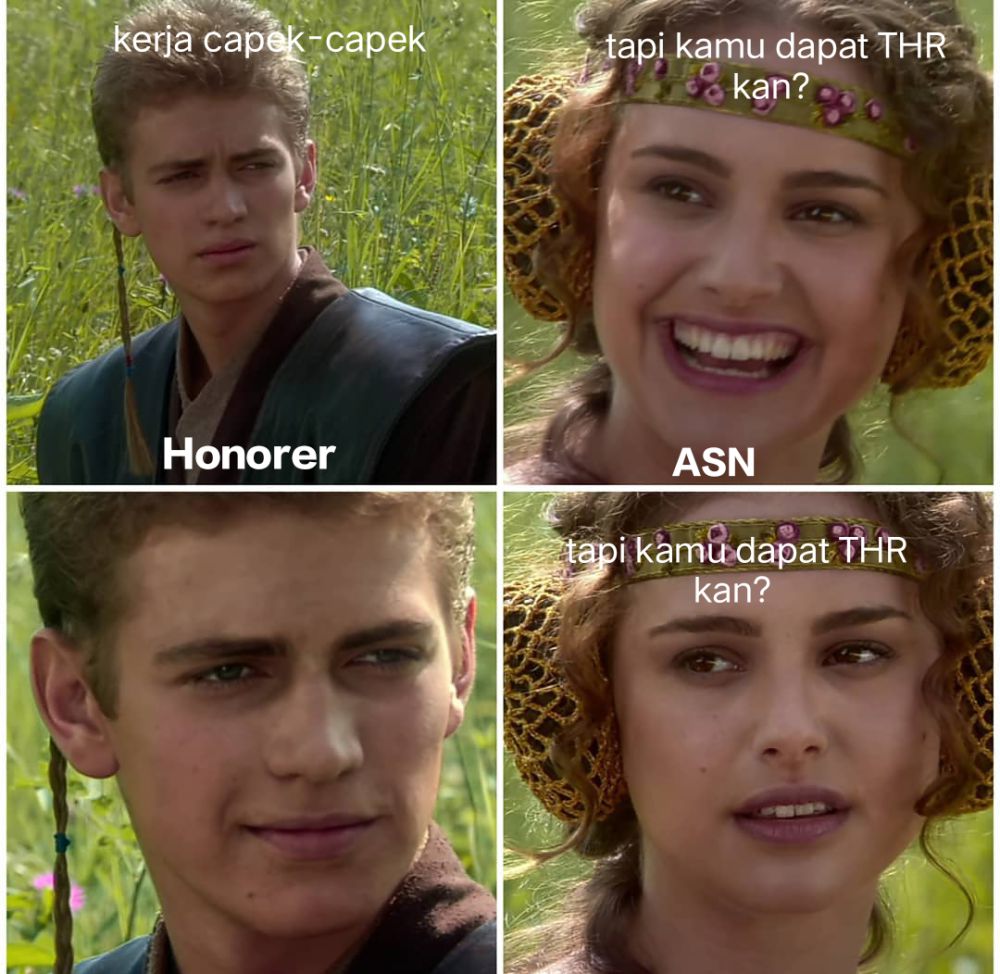 Meme Honorer Curhat Gak dapat THR
