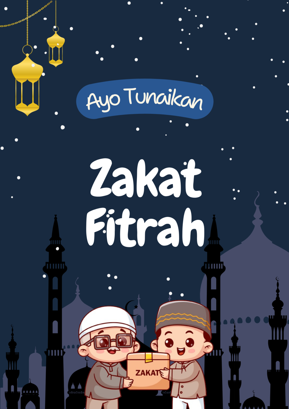 7 Ide Poster Menunaikan Zakat Fitrah, Bagikan di Status WA!