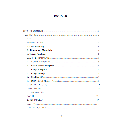 7 Contoh Daftar Isi Makalah, Mudah dan Sederhana!
