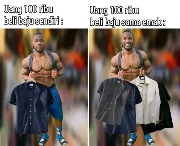 7 Meme Beli Baju Baru buat Lebaran, Berburu Diskon Gede!