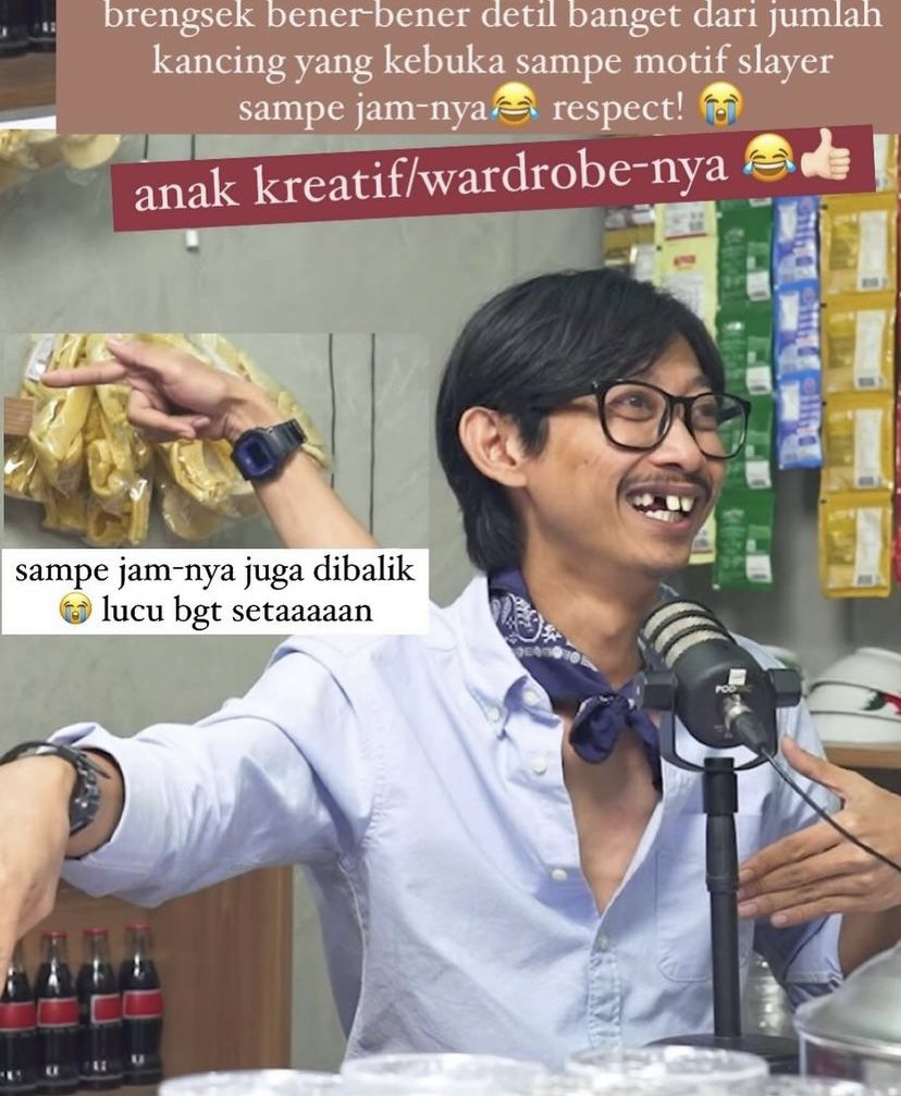 8 Gaya Komika Yono Bakrie Dandan Ala Artis, Dikta-Desta