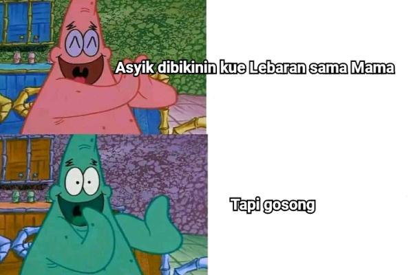 Meme Ragam Kue Lebaran Gagal