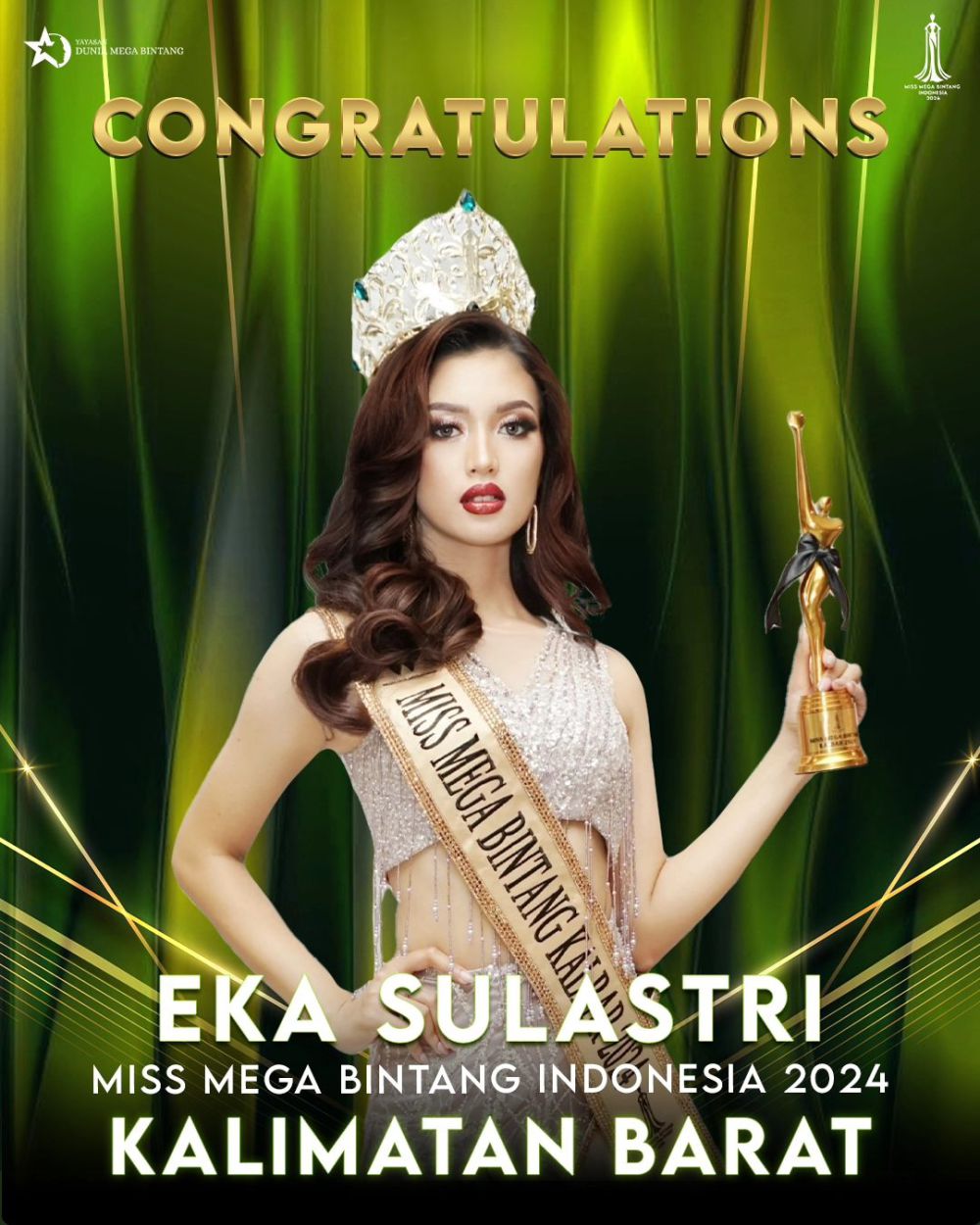 50 Potret Finalis Miss Mega Bintang Indonesia 2024