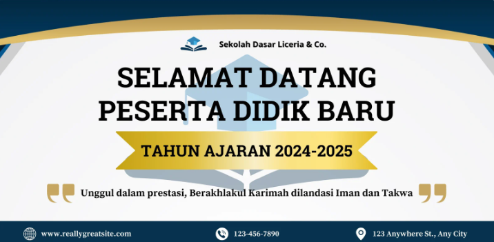 13 Contoh Spanduk Penerimaan Siswa Baru yang Menarik
