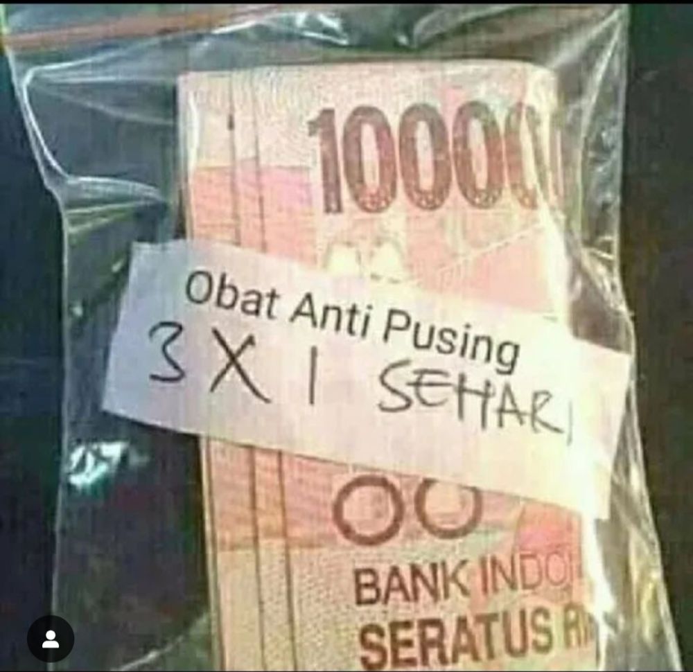 7 Meme Uang Jadi Obat Paling Mujarab untuk Segala Penyakit