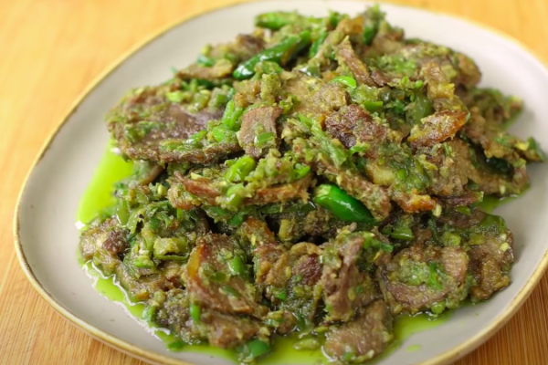 Resep Daging Sapi Cabe Ijo