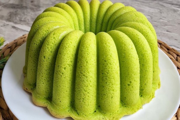 Resep Bolu Pandan Santan Panggang