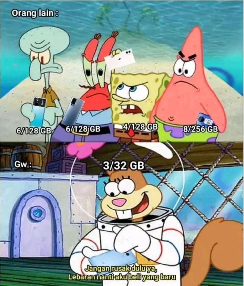 Meme HP Spesifikasi Rendah