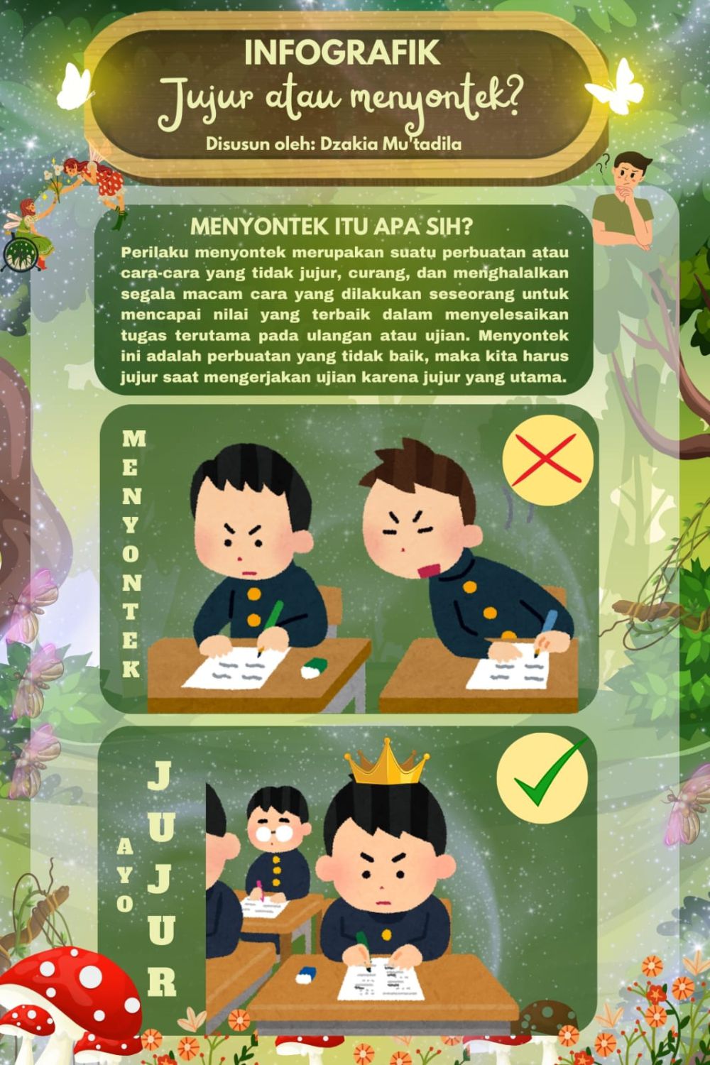 [MADING] Menyontek? Cerdas atau Curang
