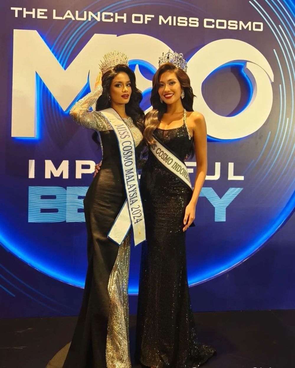 7 Potret Wakil Indonesia di Acara Peluncuran Miss Cosmo 2024