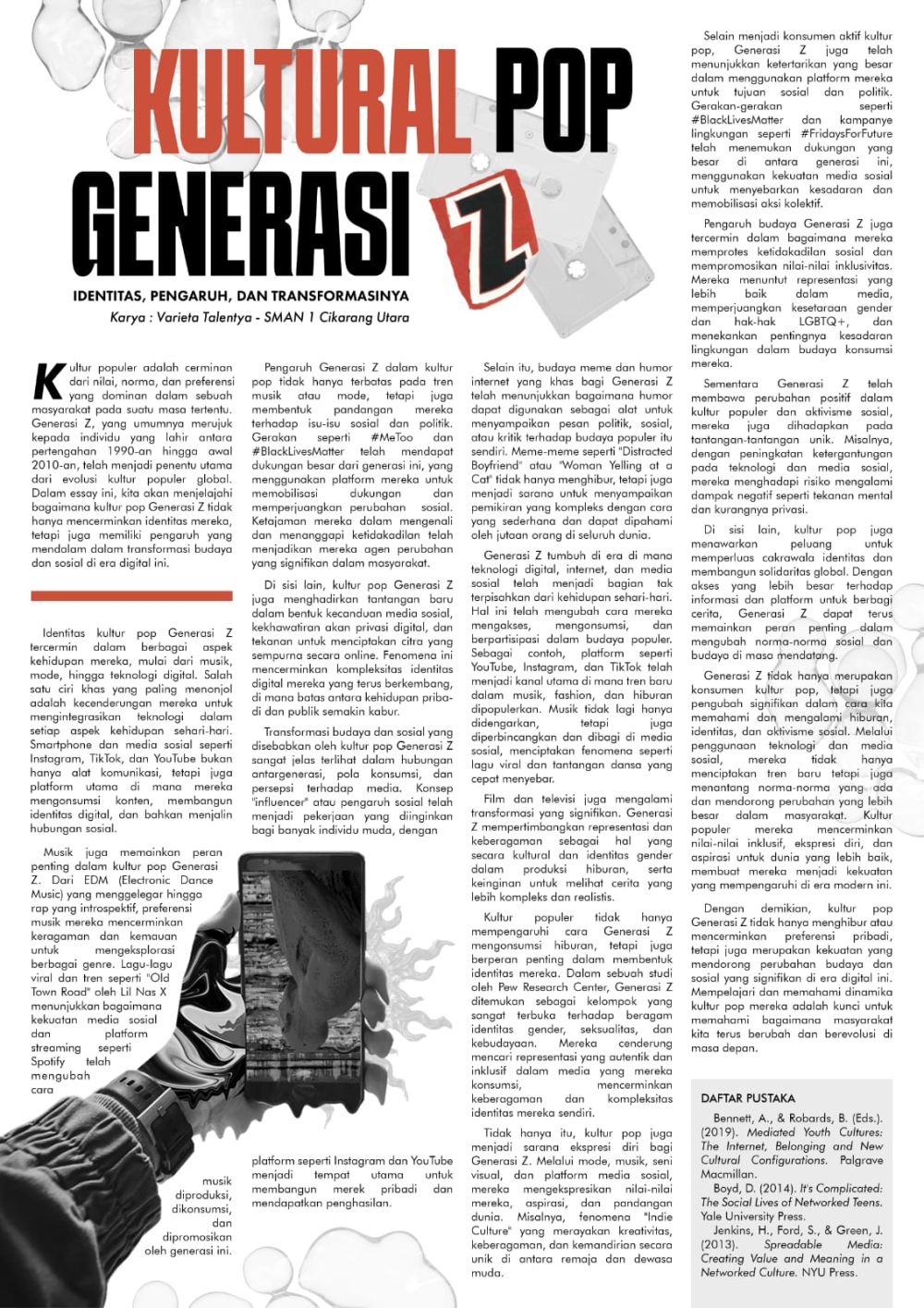 [MADING] Perubahan Kultur Pop pada Generasi Z