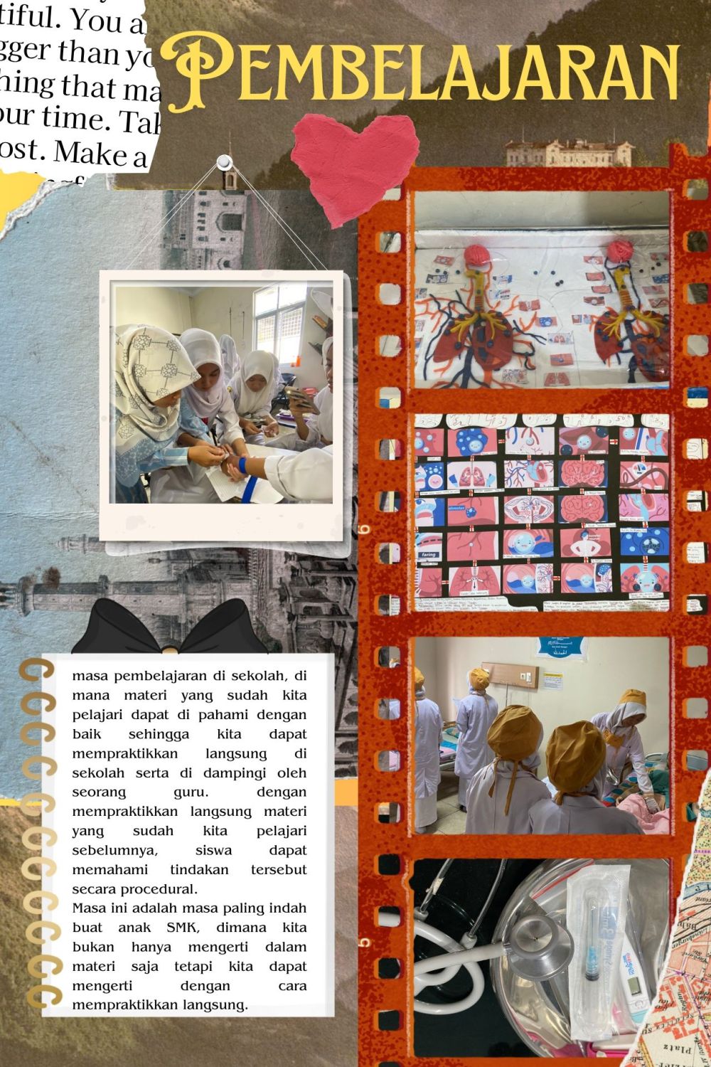 [MADING] Cerita dan Tujuan Masa Depan di SMK Kesehatan Haji