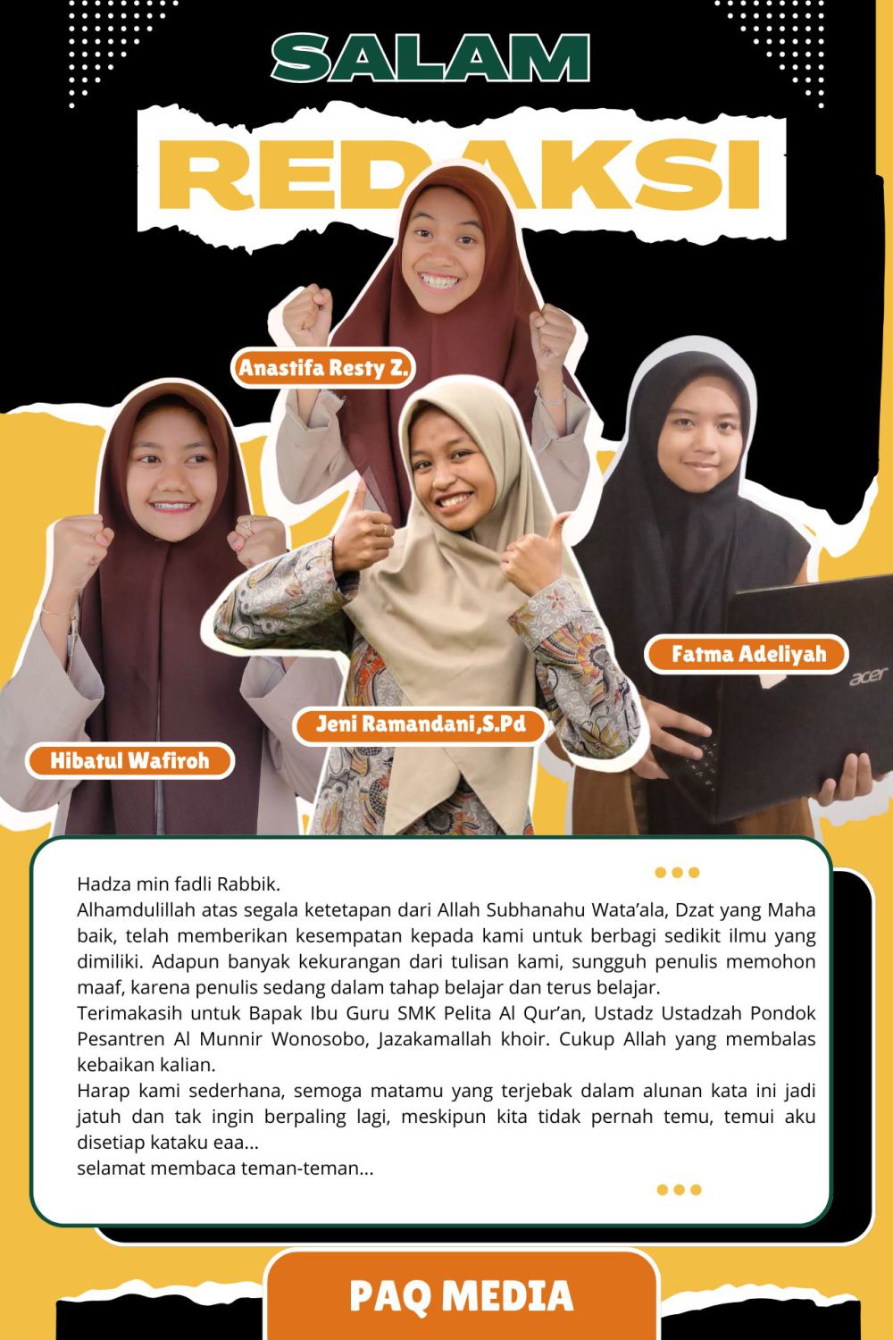 [MADING] A Comfortable School without Bullying