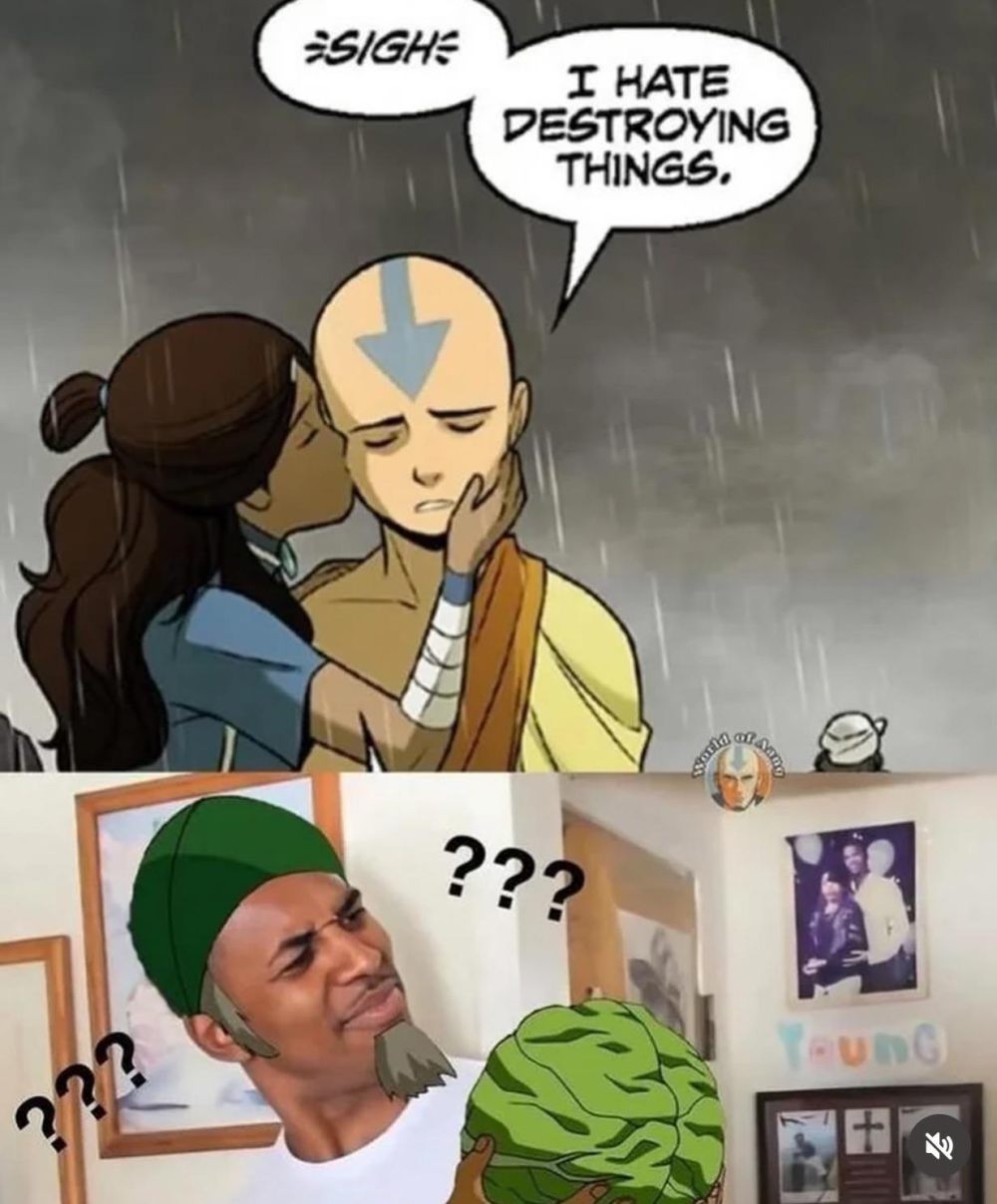 7 Meme Aang yang Bikin Ngakak, Avatar kok Kocak?