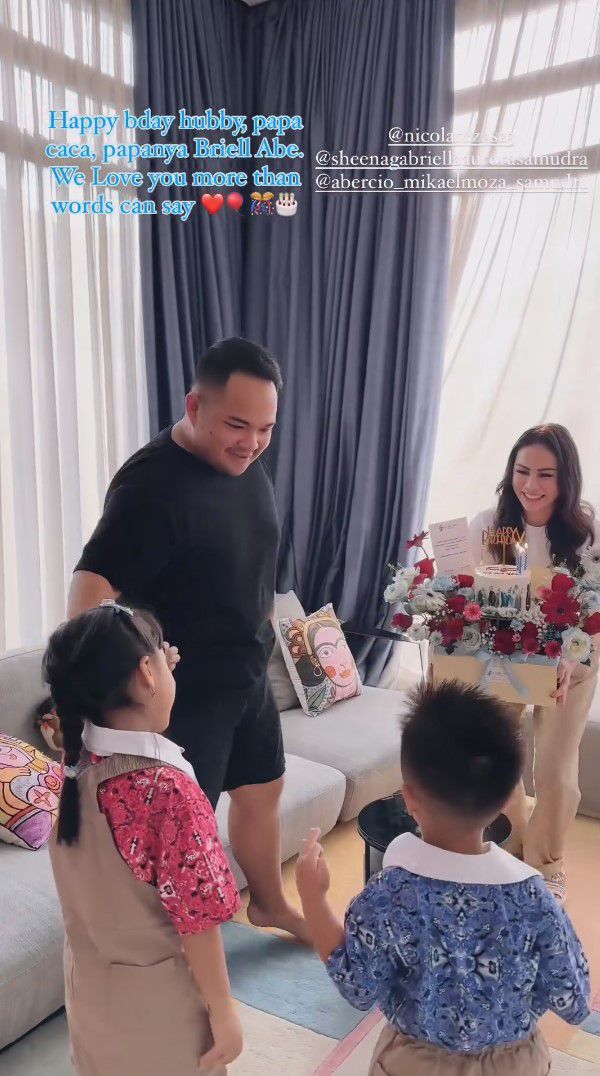 Kejutan Ulang Tahun Ke-35 Nicola Reza, Suami Momo Geisha