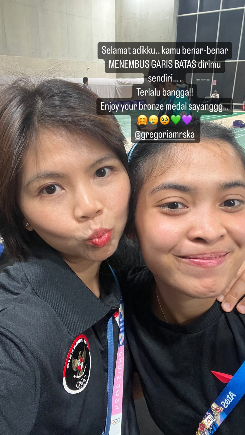 Potret Greysia Polii di Paris Jadi Les Trois Coups Olimpiade