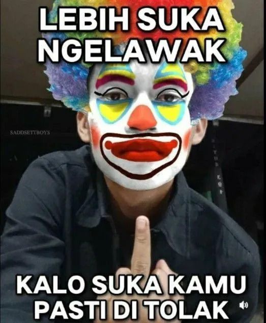 Meme Kocak Ngebadut Demi Cinta