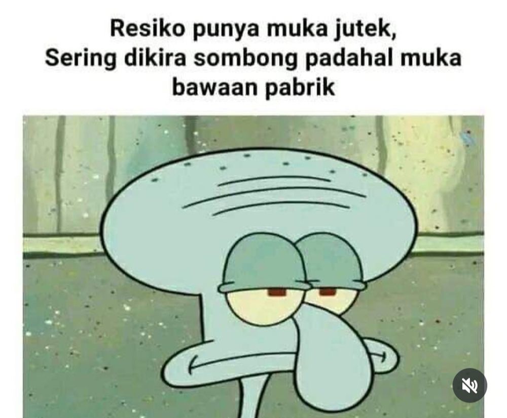 7 Meme Muka Jutek, padahal Setelan Pabrik