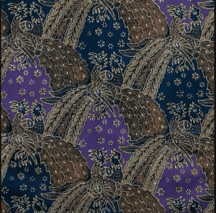 Fakta Batik Motif Merak Ngibing Garutan