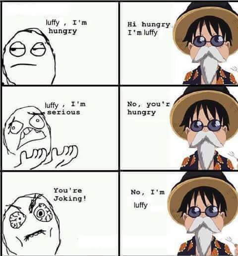 7 Meme Luffy Gampang Lapar, Namanya Juga Perut Karet!
