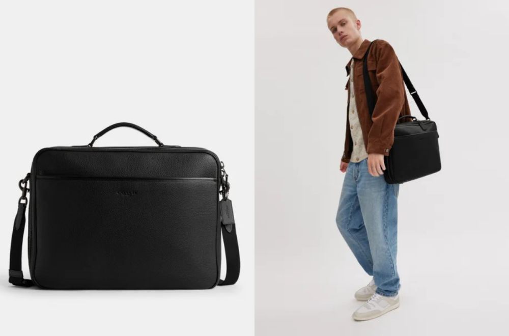 9 Pilihan Tas Pria dari Coach, Stylish Buat ke Kantor!