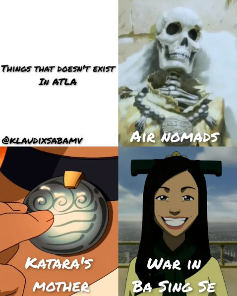 7 Meme Pengembara Udara dalam Avatar: The Last Airbender