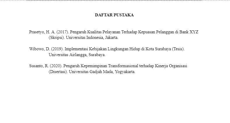 7 Cara Menulis Daftar Pustaka dari Skripsi Orang Lain