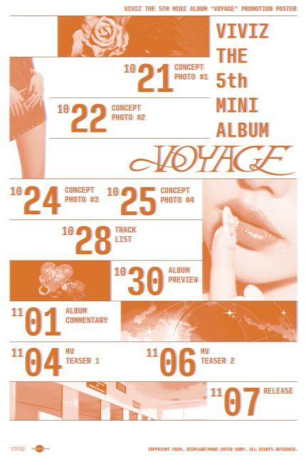 VIVIZ Comeback Mini Album VOYAGE, Bagikan Jadwal Rilis