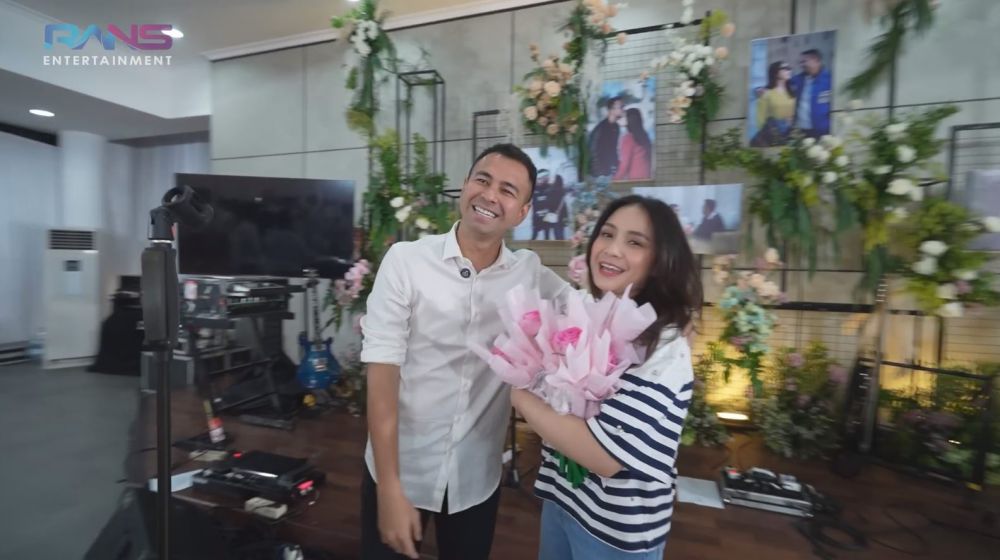 Potret Mewah Kejutan Anniversary Raffi-Nagita dari Karyawan