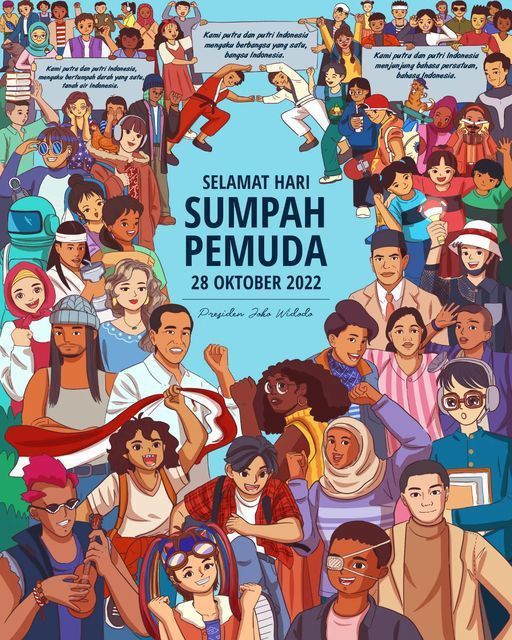 9 Inspirasi Poster Sumpah Pemuda, Kreatif dan Unik Banget!