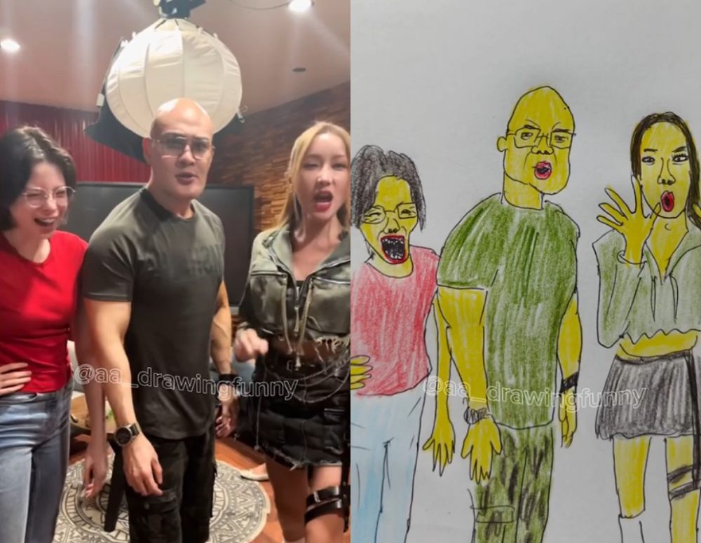 7 Potret Artis yang Digambar AA Drawing, Bikin Ngakak!