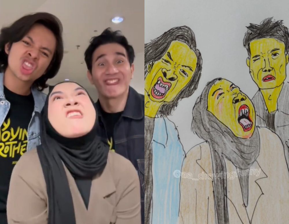 7 Potret Artis yang Digambar AA Drawing, Bikin Ngakak!