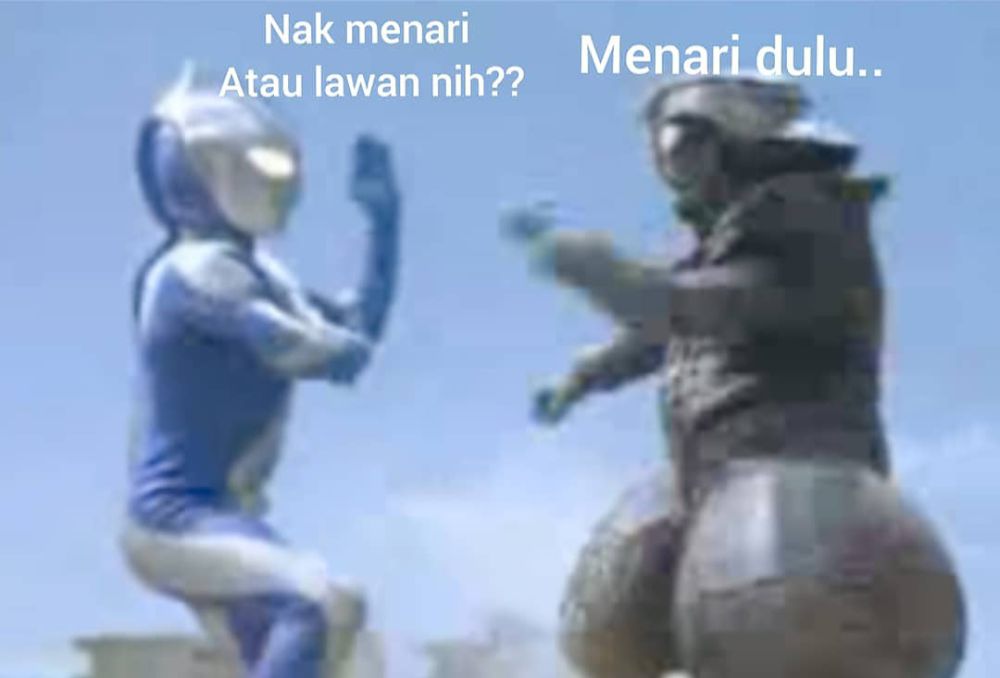 Meme Lucu Cowok Pengen Jadi Ultraman