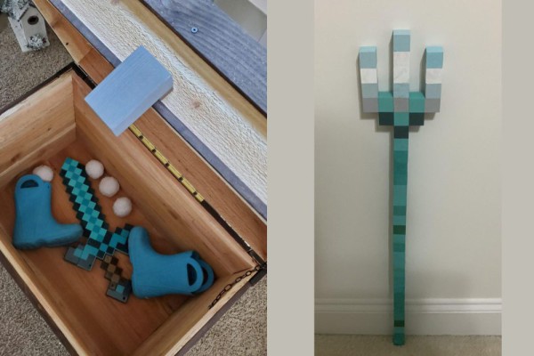 9 Karya Buatan Tangan Bertema Senjata Minecraft