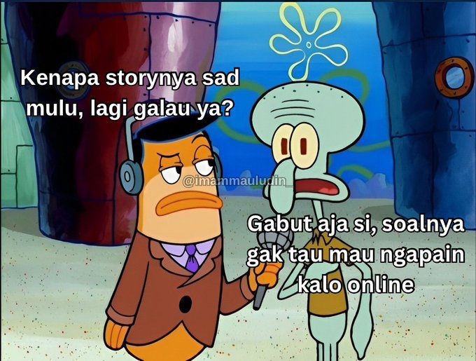 Meme Kocak Mencoba Tenang di Tengah Huru-Hara Kehidupan