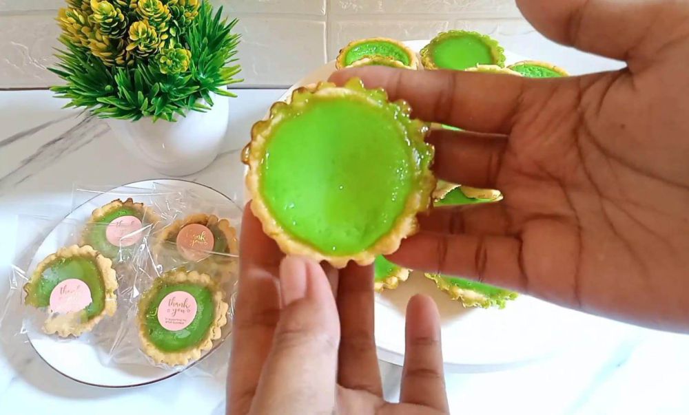 Resep Pie Susu Mini Pandan