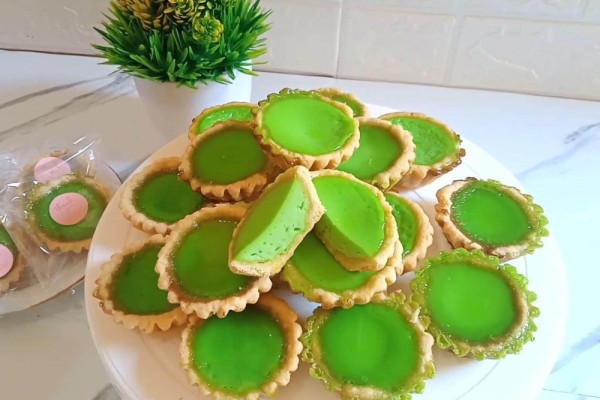 Resep Pie Susu Mini Pandan